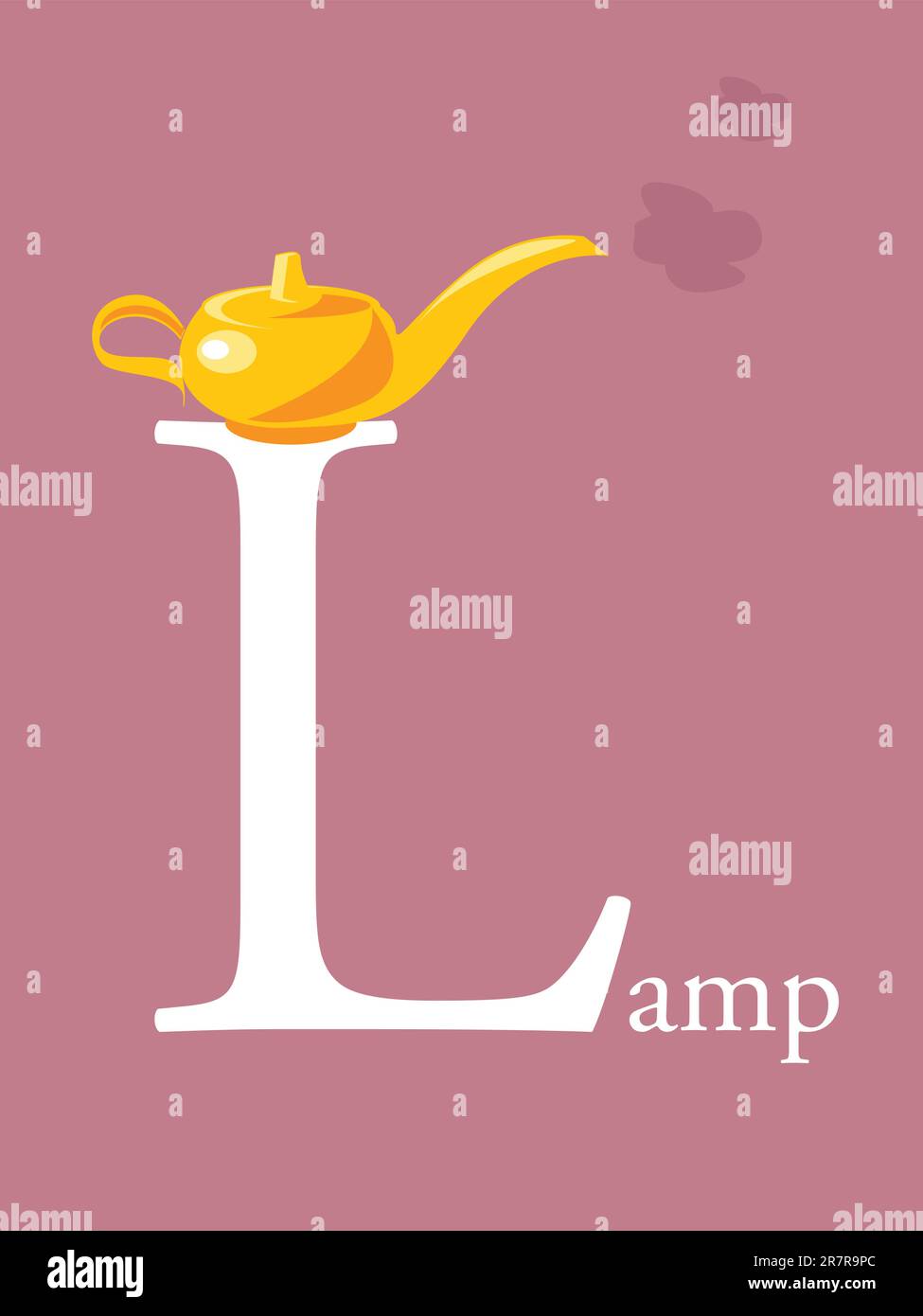 Colorful abc, letter L, vector illustration Stock Vector Image & Art ...