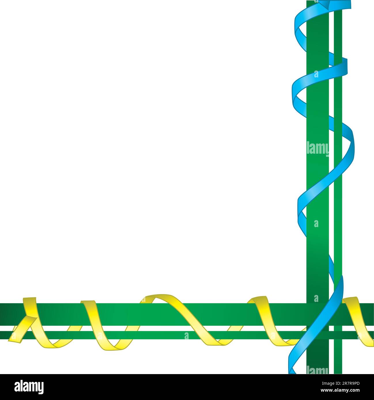 line of ribbons on a white background.Vector Stock Vector Image & Art ...