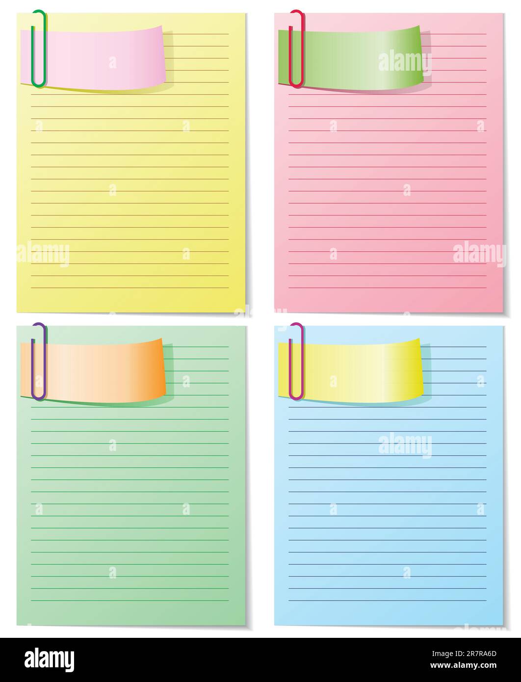 Used staples Stock Vector Images - Alamy