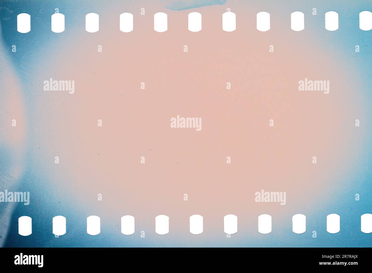 Dusty and grungy 35mm film texture or surface. Perforated scratched ...