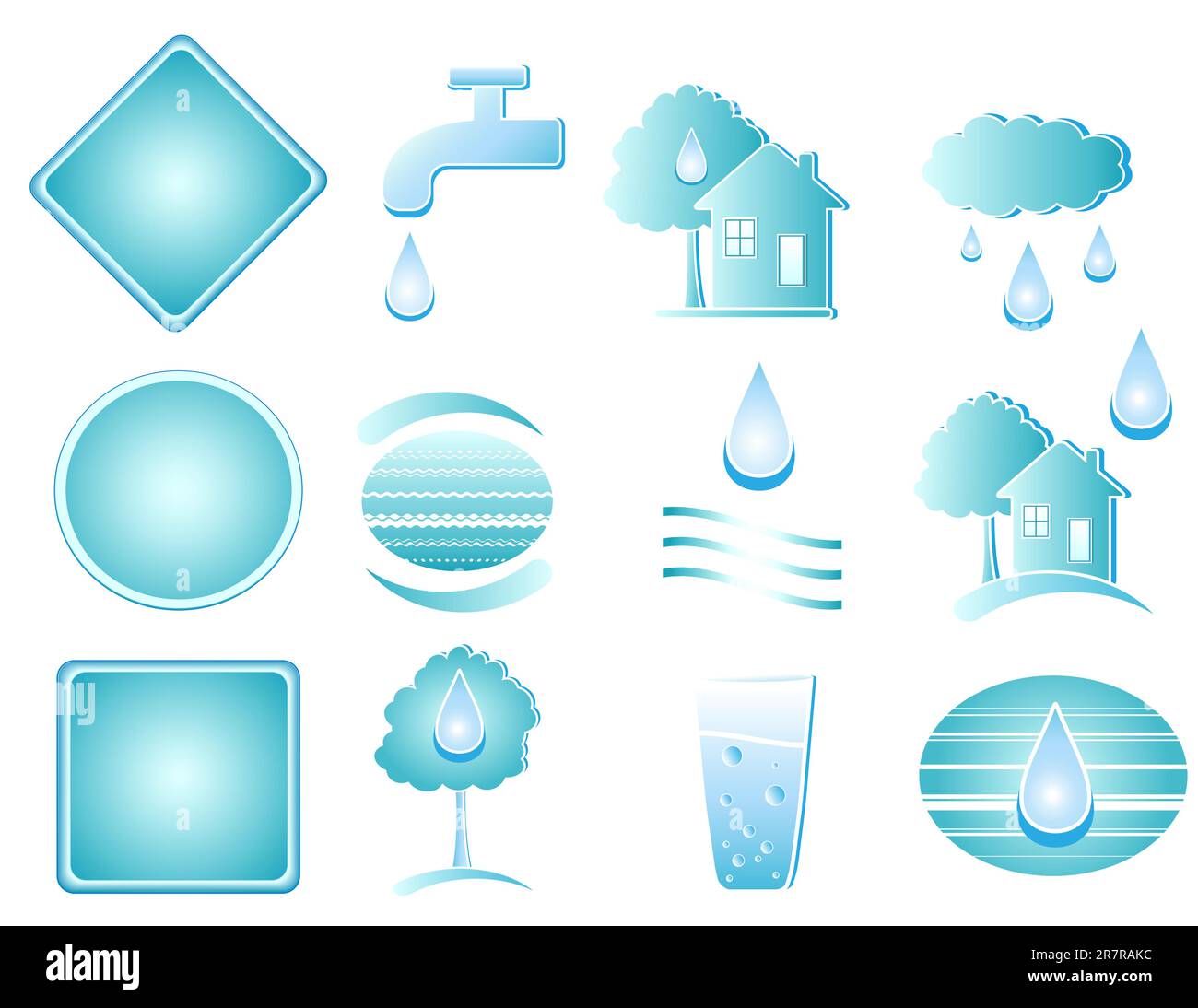 Tap water drop hand Cut Out Stock Images & Pictures - Alamy