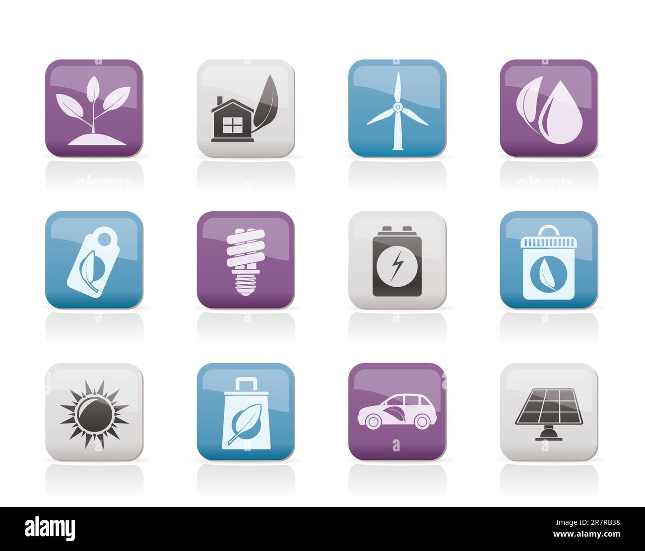 Home green environment Stock Vector Images - Alamy