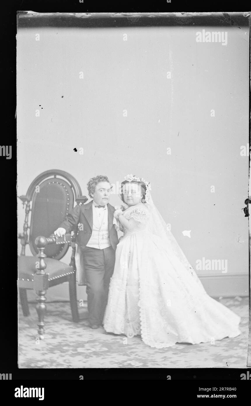 Charles and Lavinia Stratton c. 1860-1870 Stock Photo - Alamy