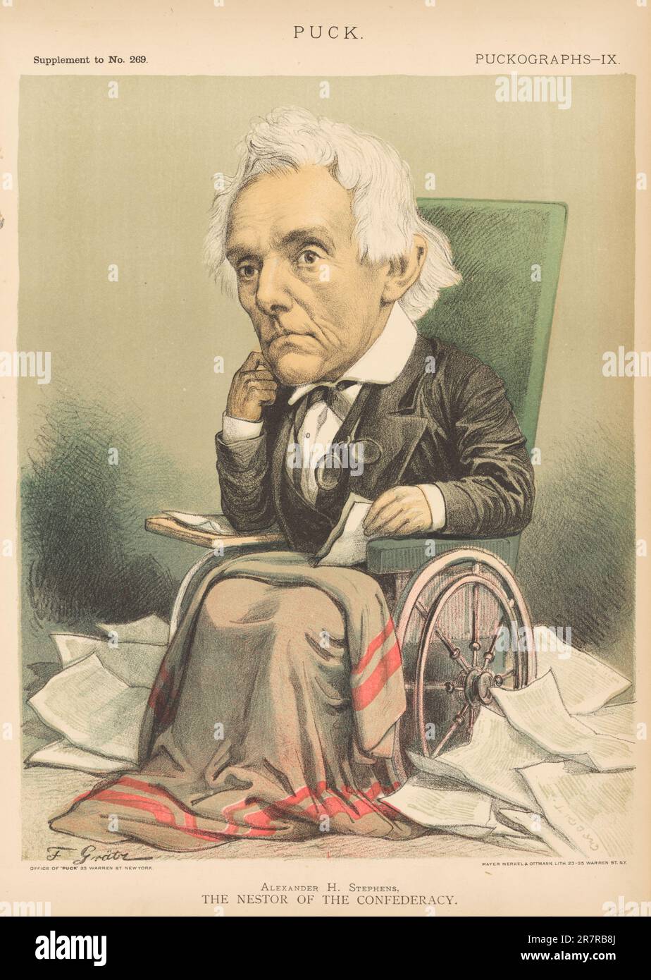 Alexander stephens confederate hi-res stock photography and images - Alamy