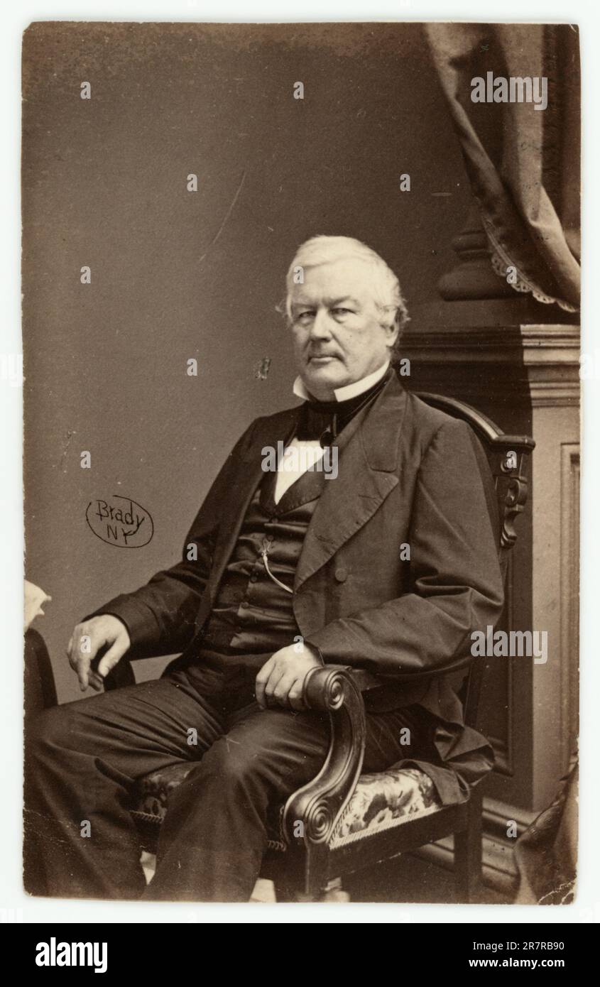 Millard Fillmore c. 1860 Stock Photo - Alamy
