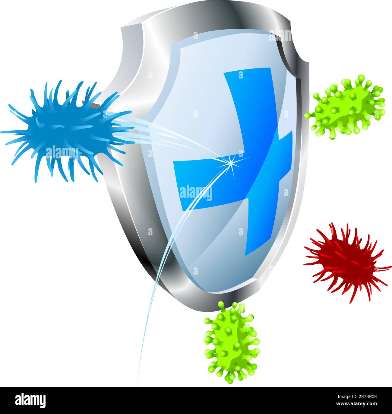 Bacterial protection Stock Vector Images - Alamy