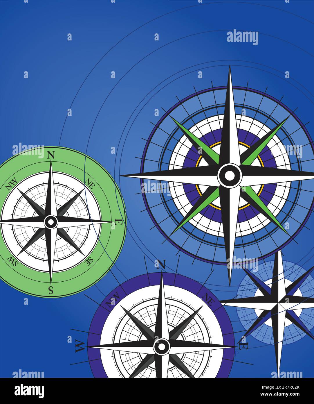 Compass clipart hi-res stock photography and images - Alamy