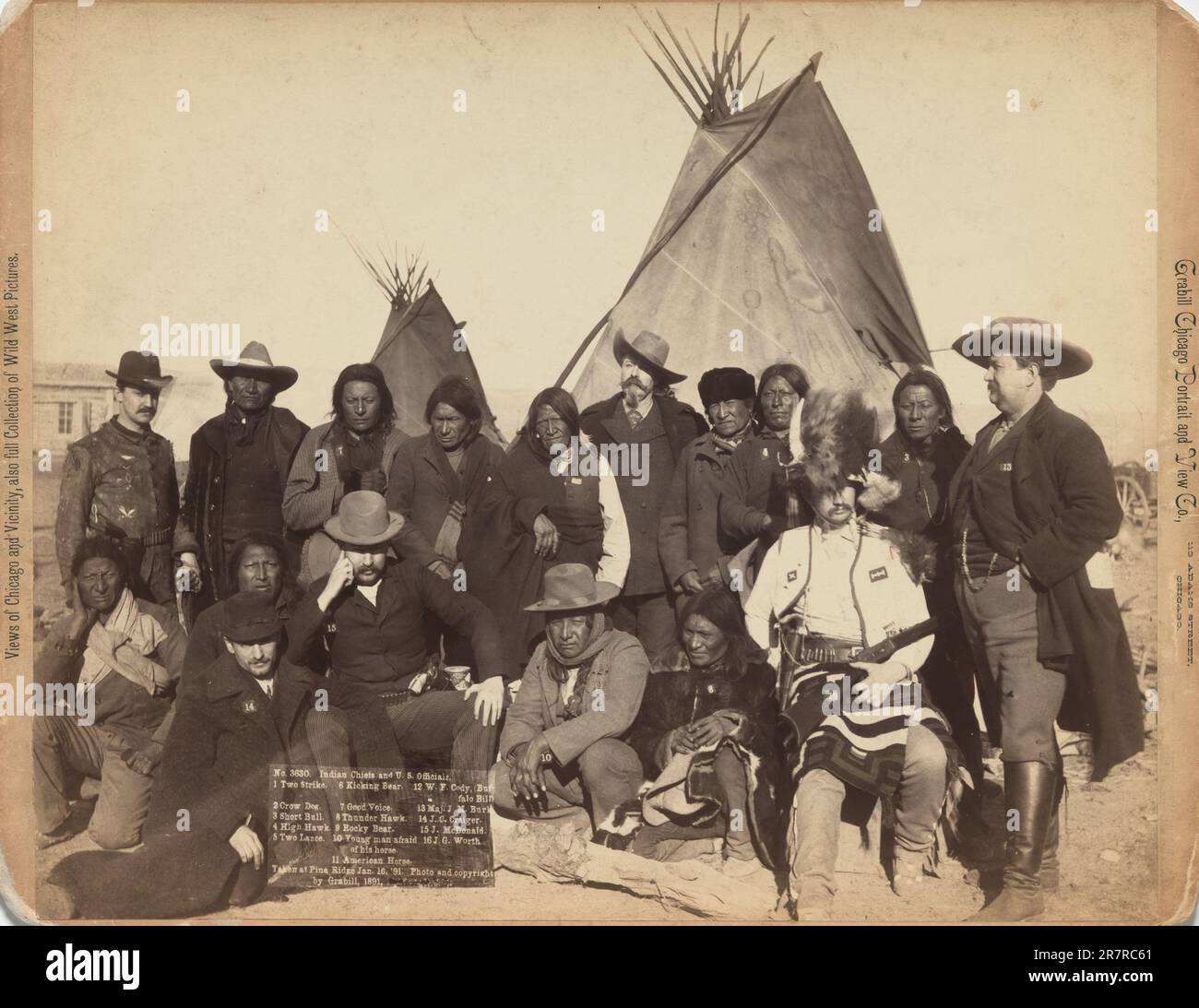 William Cody, American Horse, Young Man Afraid of His Horses and ...