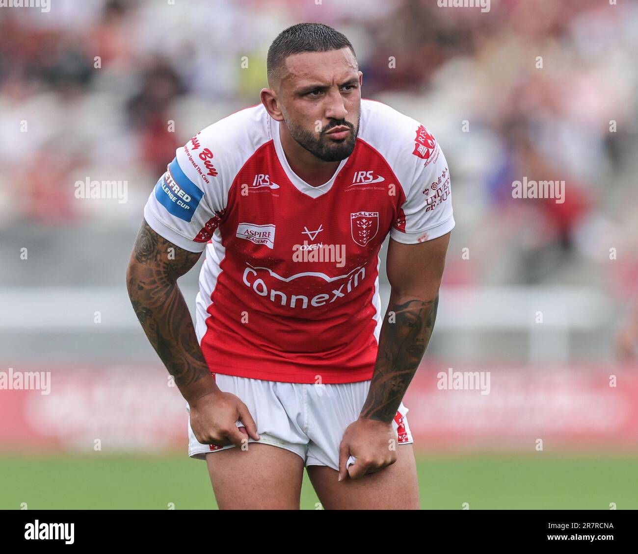 Elliot Minchella #13 of Hull KR during the Betfred Super League Round ...