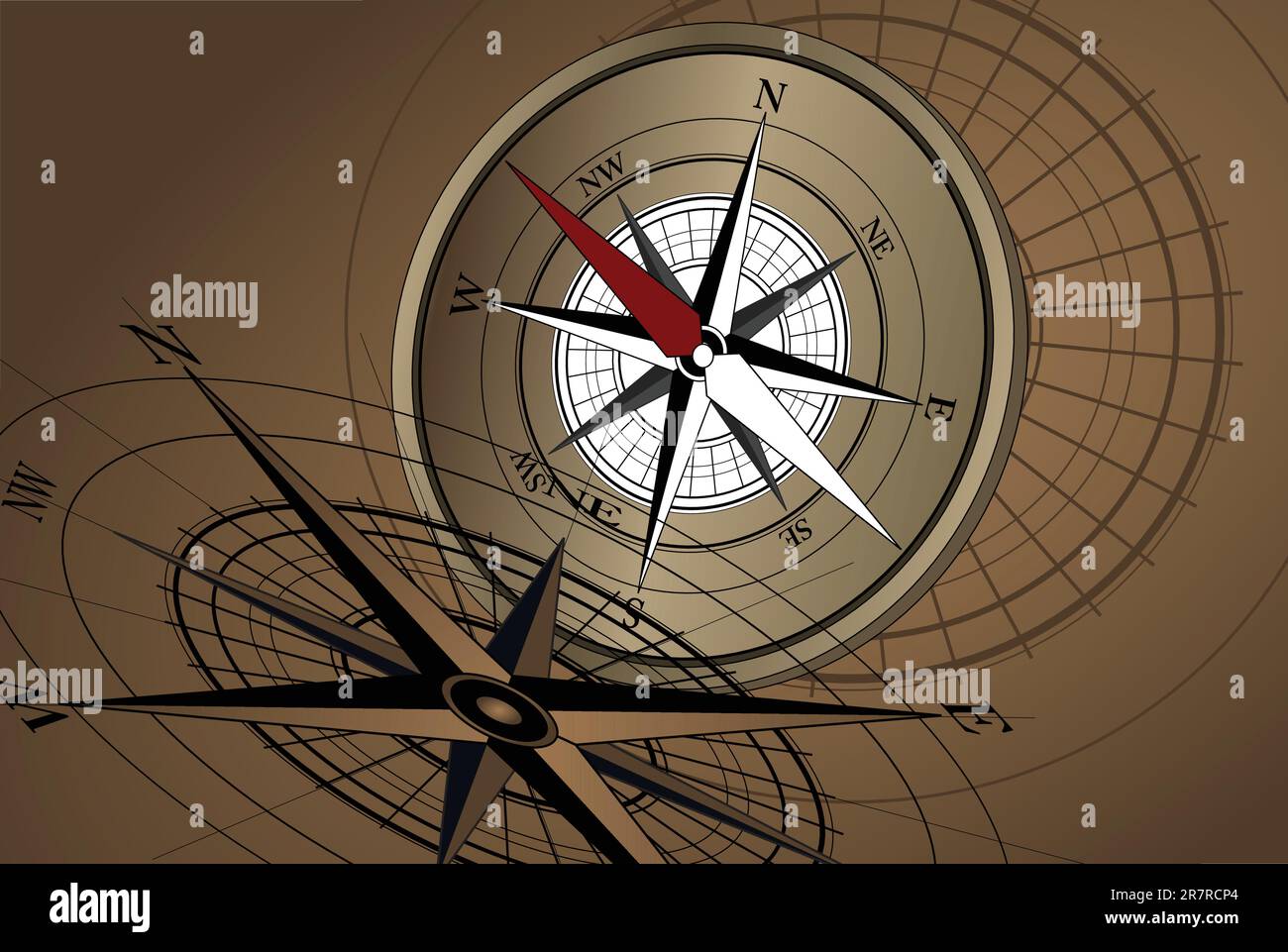 Compass rose clipart hi-res stock photography and images - Alamy