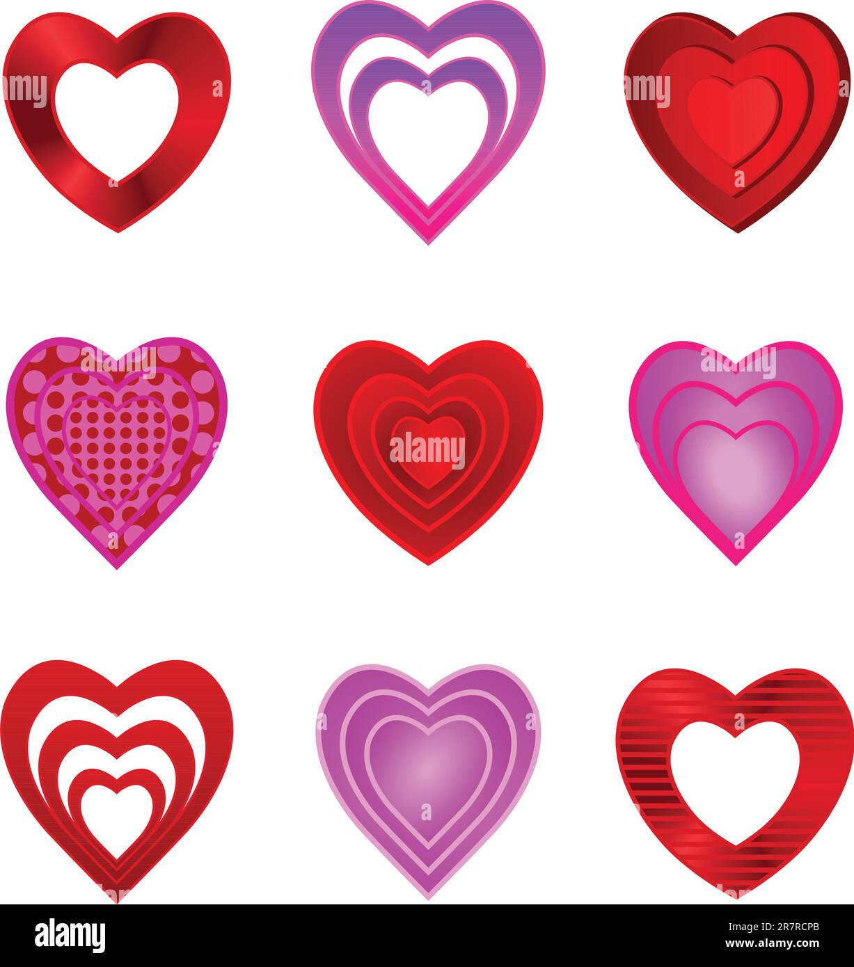 Various red icons Cut Out Stock Images & Pictures - Alamy