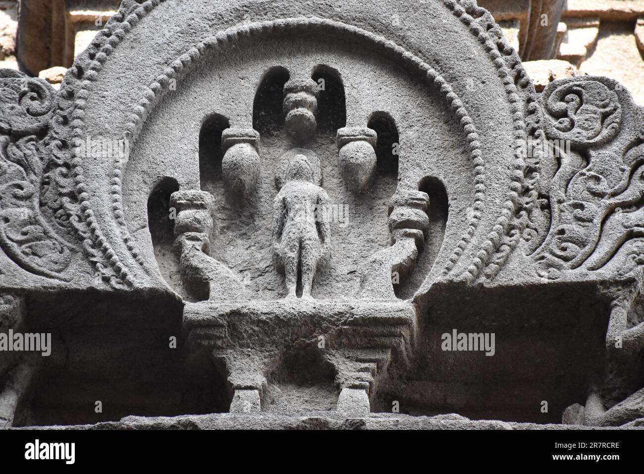 Exterior of the Jain Monastery, Ellora Caves (Maharashtra, India Stock ...