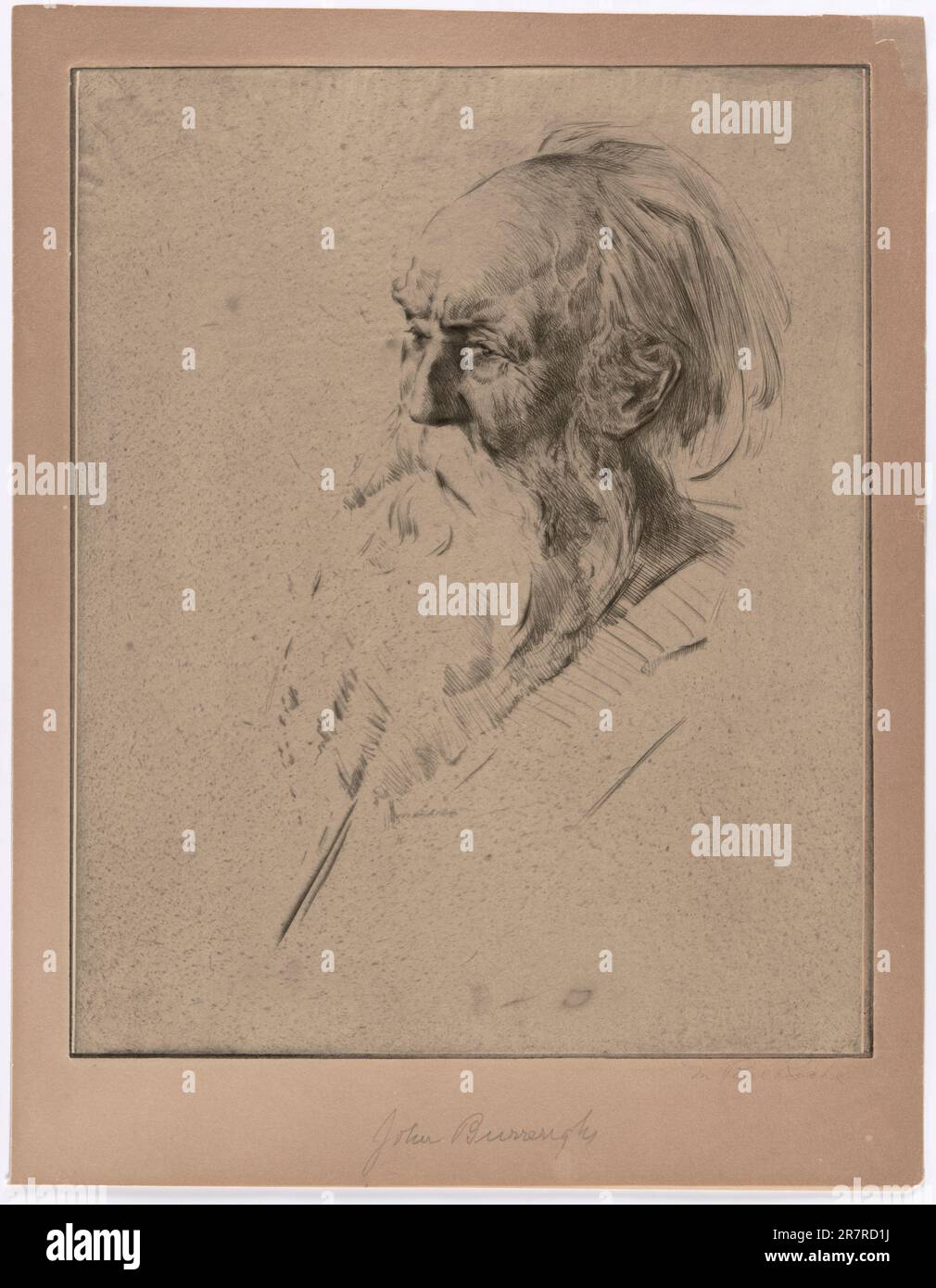 John Burroughs 1916 Stock Photo - Alamy