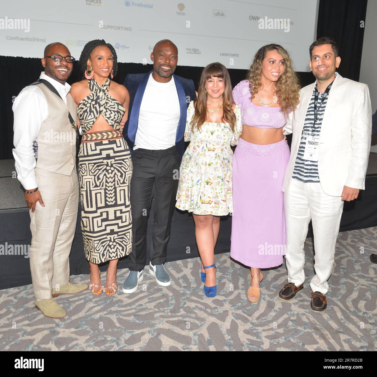 MIAMI BEACH, FLORIDA - JUNE 14: Jongnic Bontemps, Shein Mompremier ...