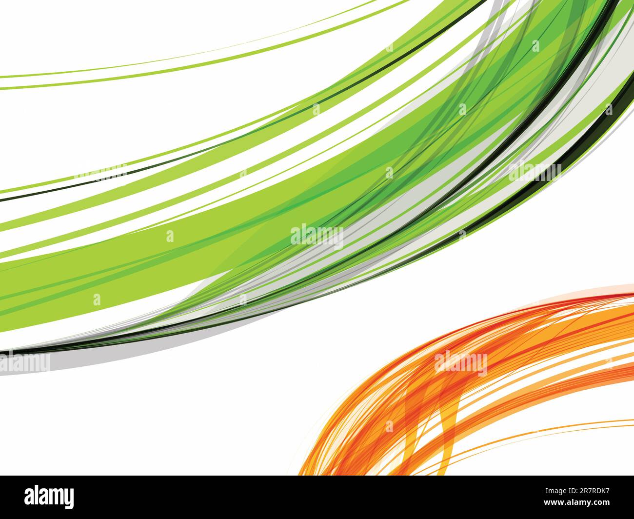 abstract green & orange wave vector illustration Stock Vector Image ... abstract green & orange wave vector illustration Stock Vector Image ...