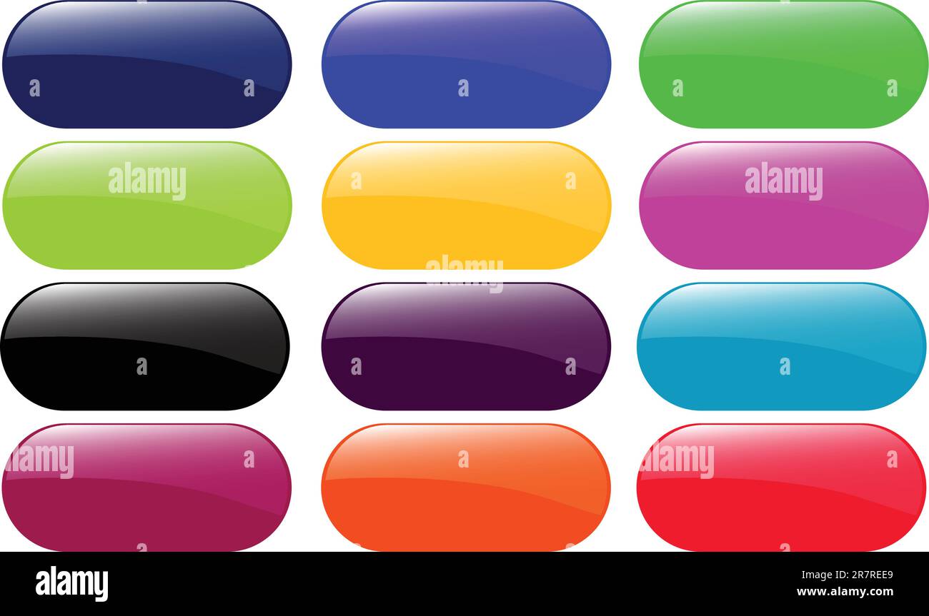 Vibrant buttons Stock Vector Images - Alamy