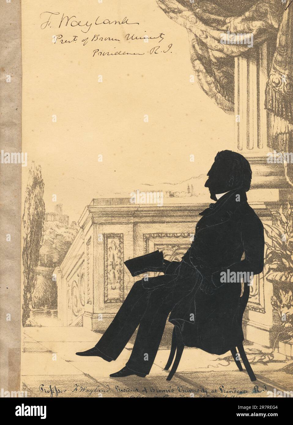 Francis Wayland 1840 Stock Photo - Alamy