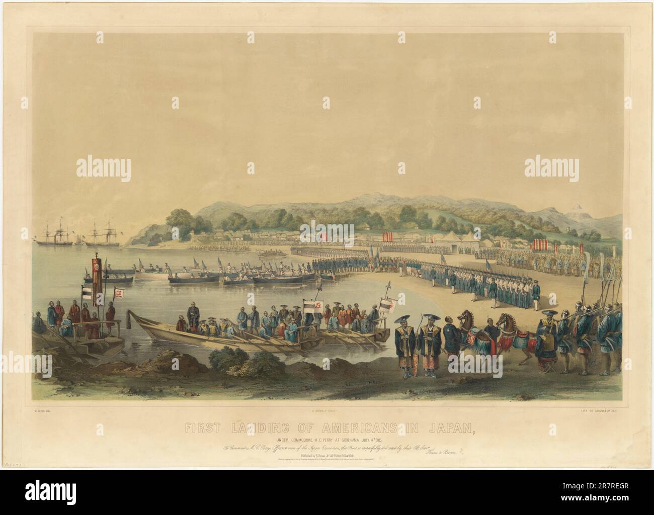 First landing americans in hi-res stock photography and images - Alamy