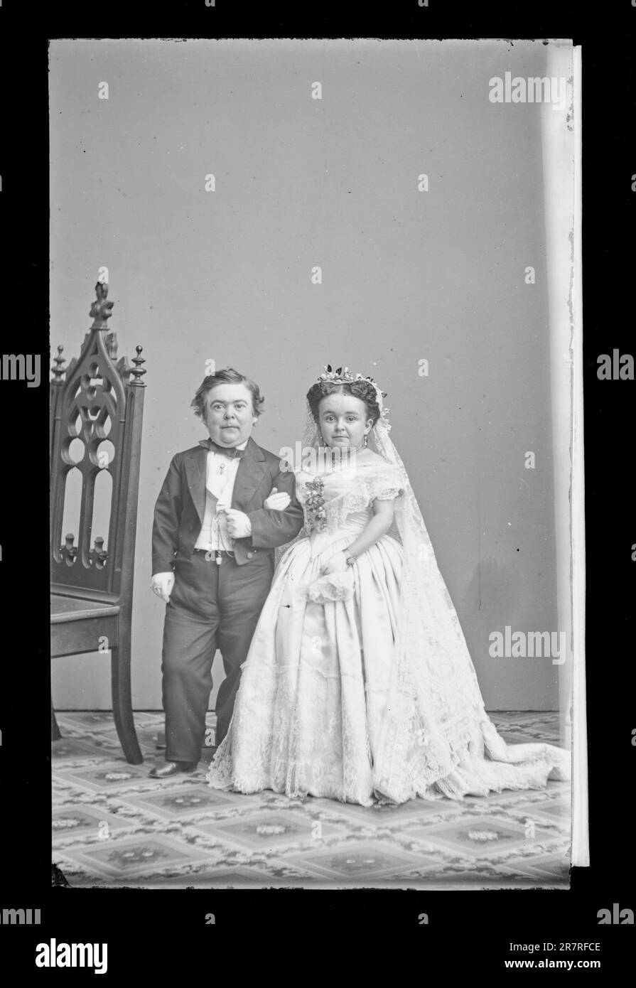 Charles and Lavinia Stratton c. 1860-1870 Stock Photo - Alamy