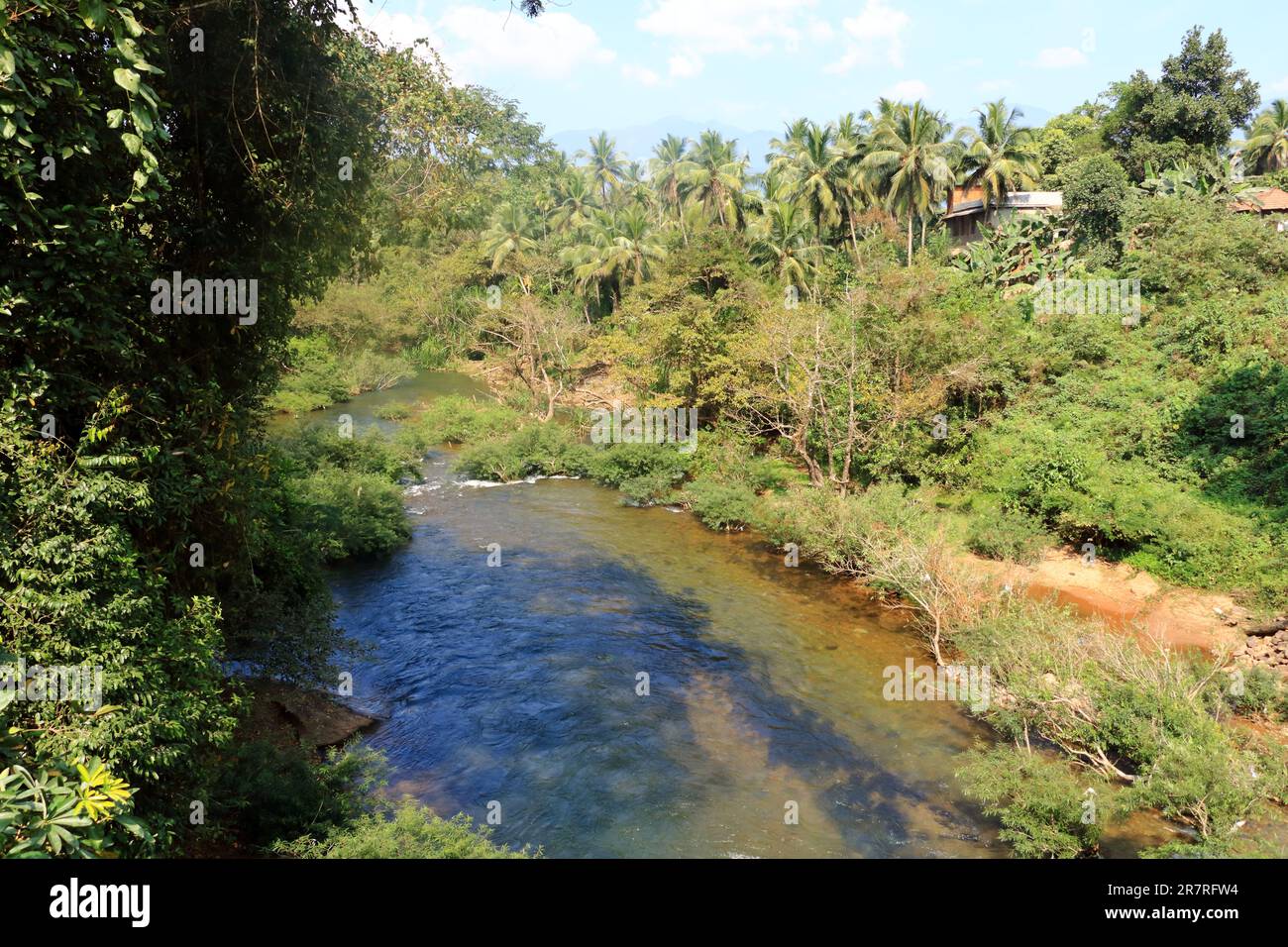 View to the area around the at peruvannamuzhi (peruvannamoozhi) dam ...