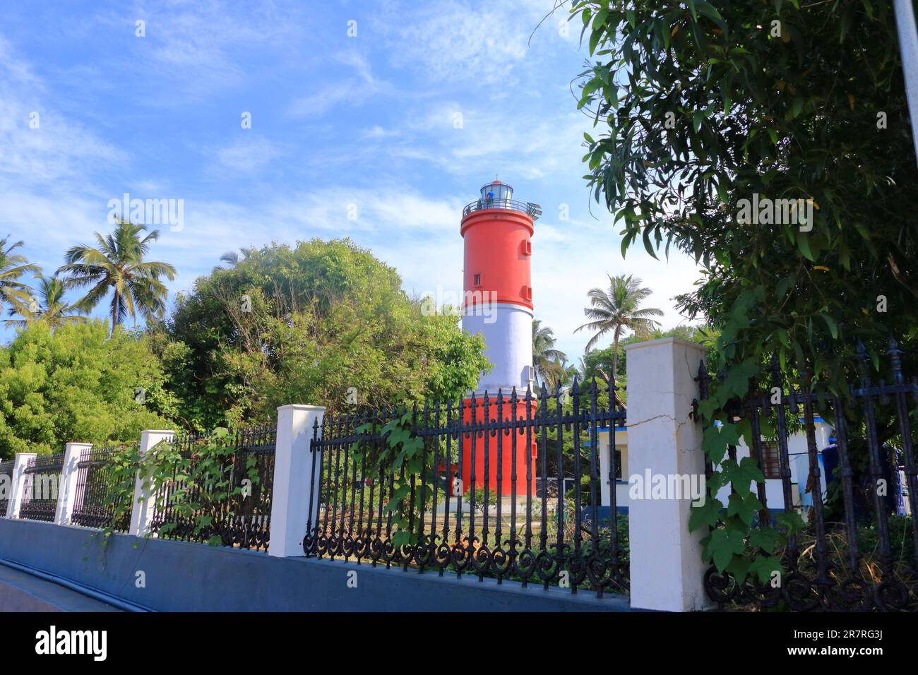 the Kannur lighthouse in Kerala state, India Stock Photo - Alamy
