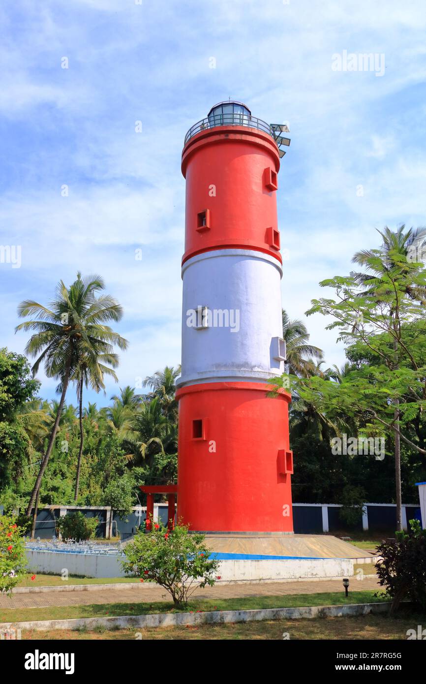 the Kannur lighthouse in Kerala state, India Stock Photo - Alamy
