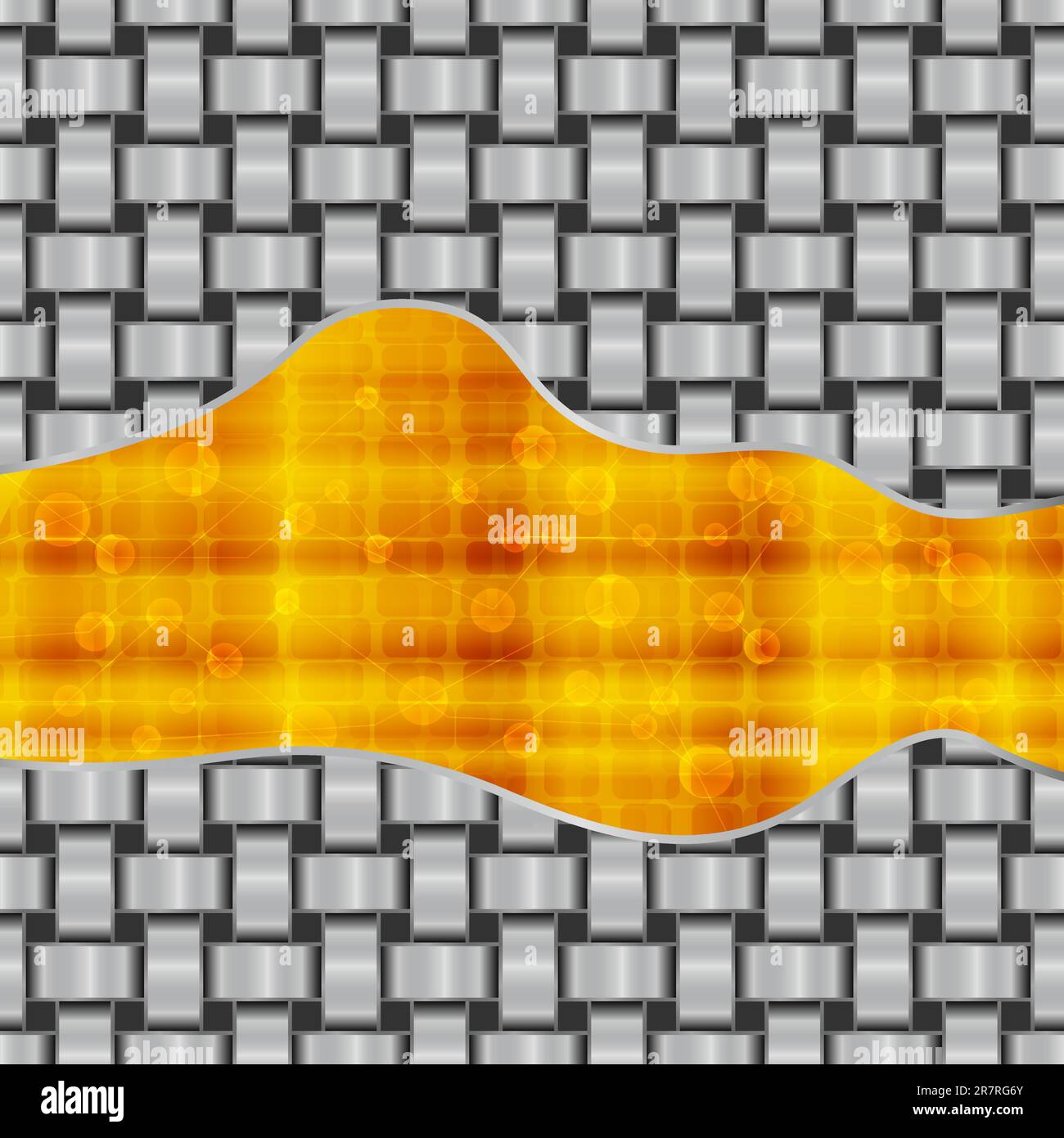 vector metal shield on eamless metal grid texture Stock Vector Image ...