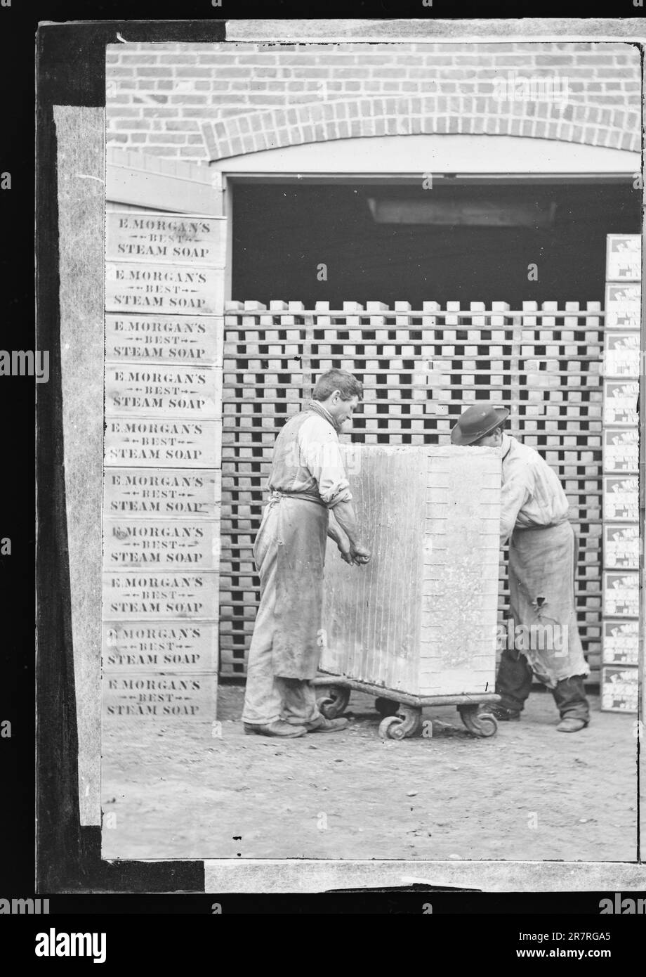Soap Factory Workers c. 1860-1870 Stock Photo - Alamy