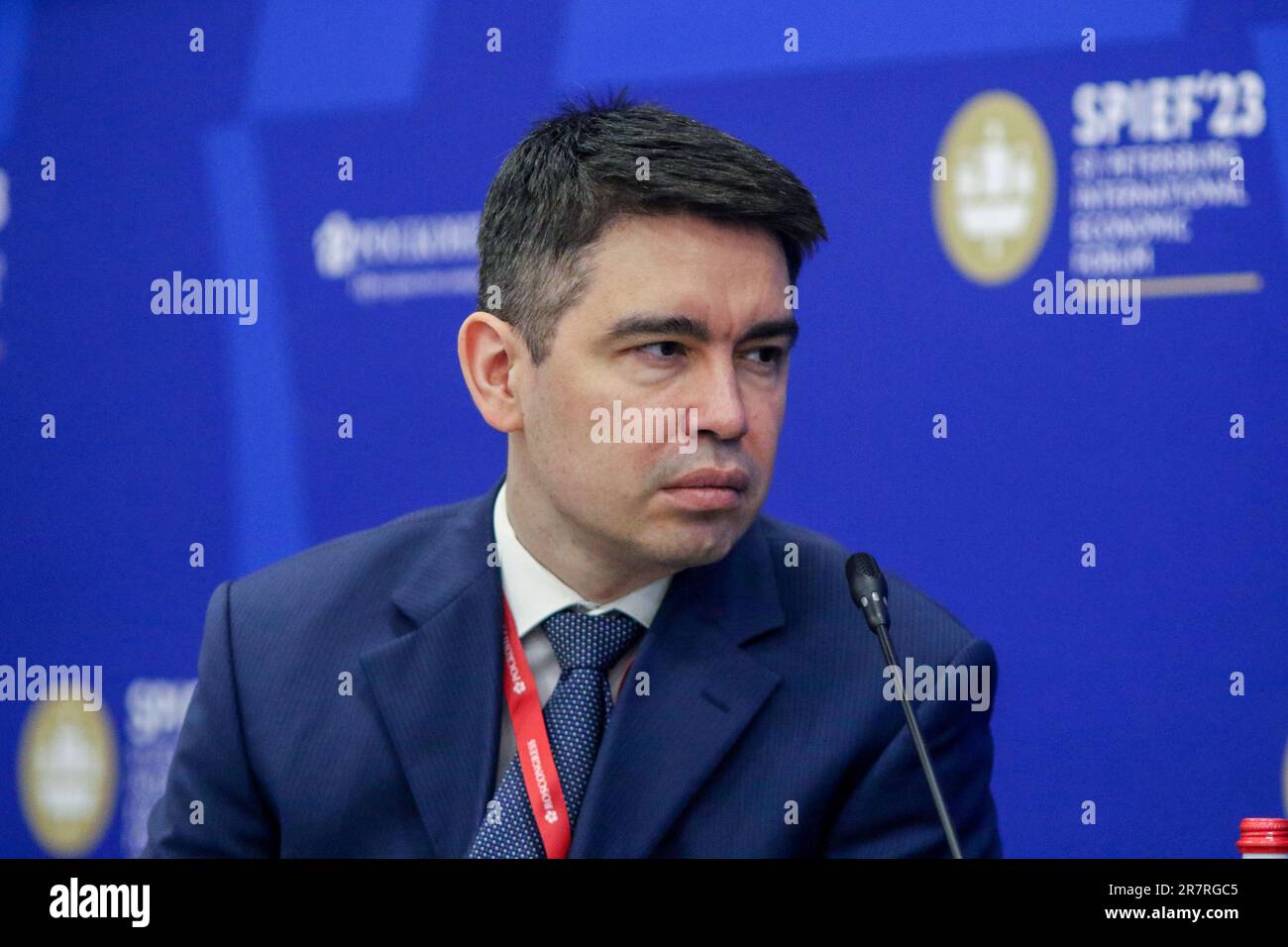 Saint Petersburg, Russia. 16th June, 2023. Marcel Salikhov, President ...
