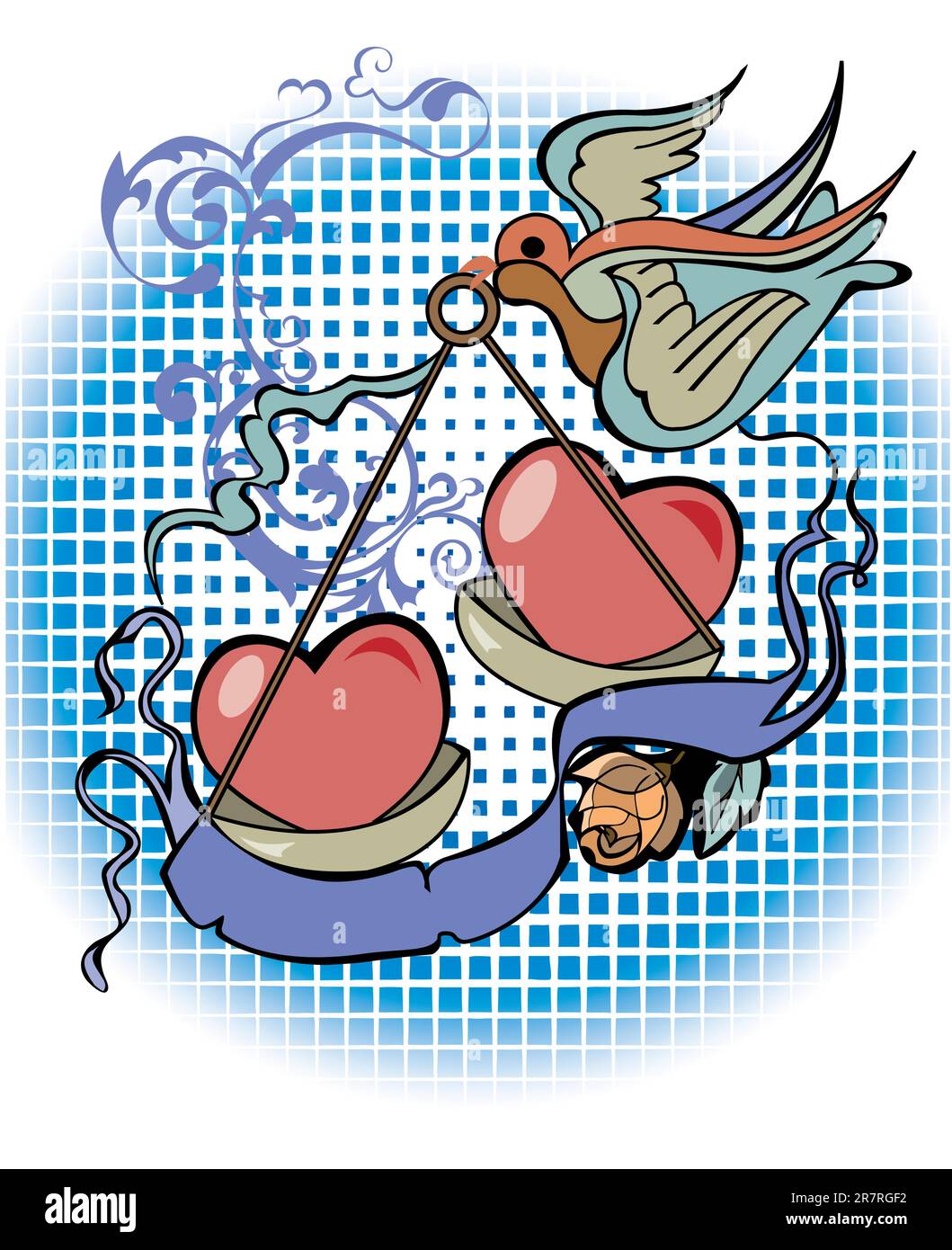 Zodiac sign heart Stock Vector Images - Alamy