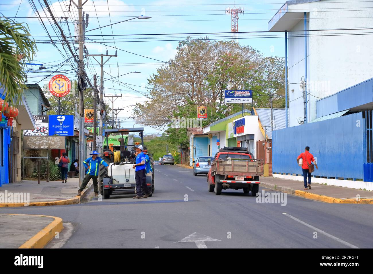 March 10 2023 - Bagaces, Guanacaste in Costa Rica: People live their ...