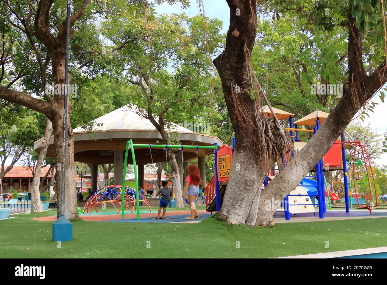 March 10 2023 - Bagaces, Guanacaste in Costa Rica: People live their ...