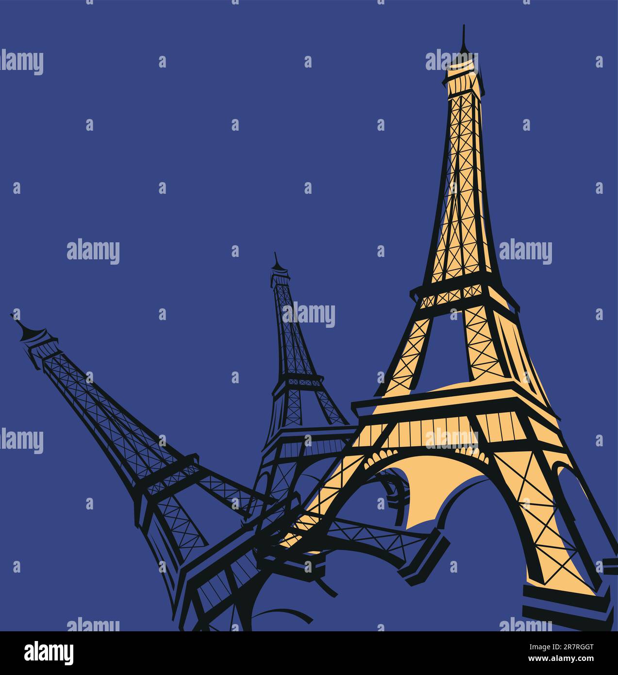 Abstract background with Eiffel Tower Stock Vector Image & Art - Alamy