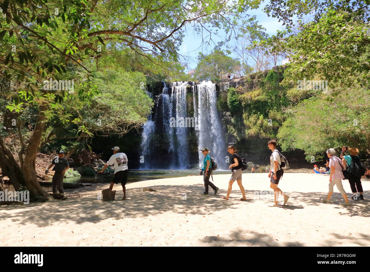 March 10 2023 - Bagaces, Guanacaste in Costa Rica: People enjoy playing ...
