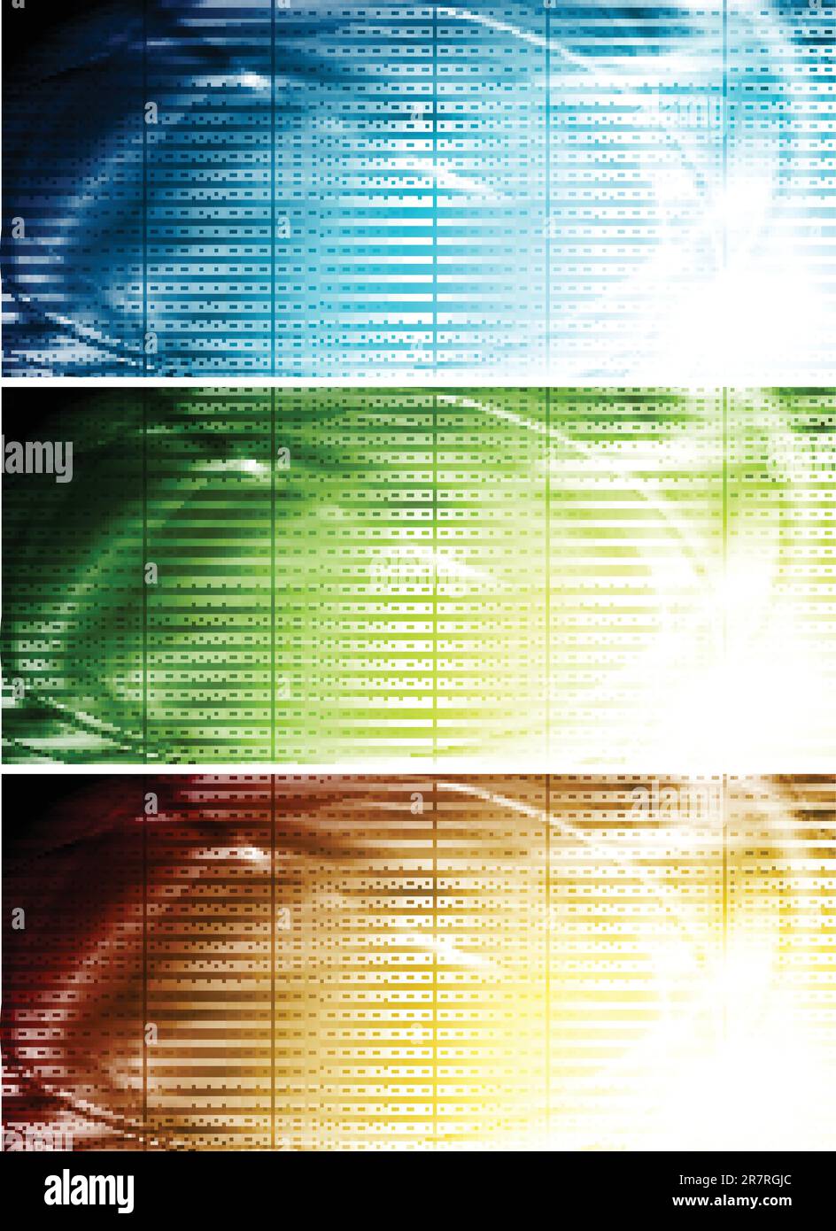 Digital vibrant wave pattern Stock Vector Images - Alamy