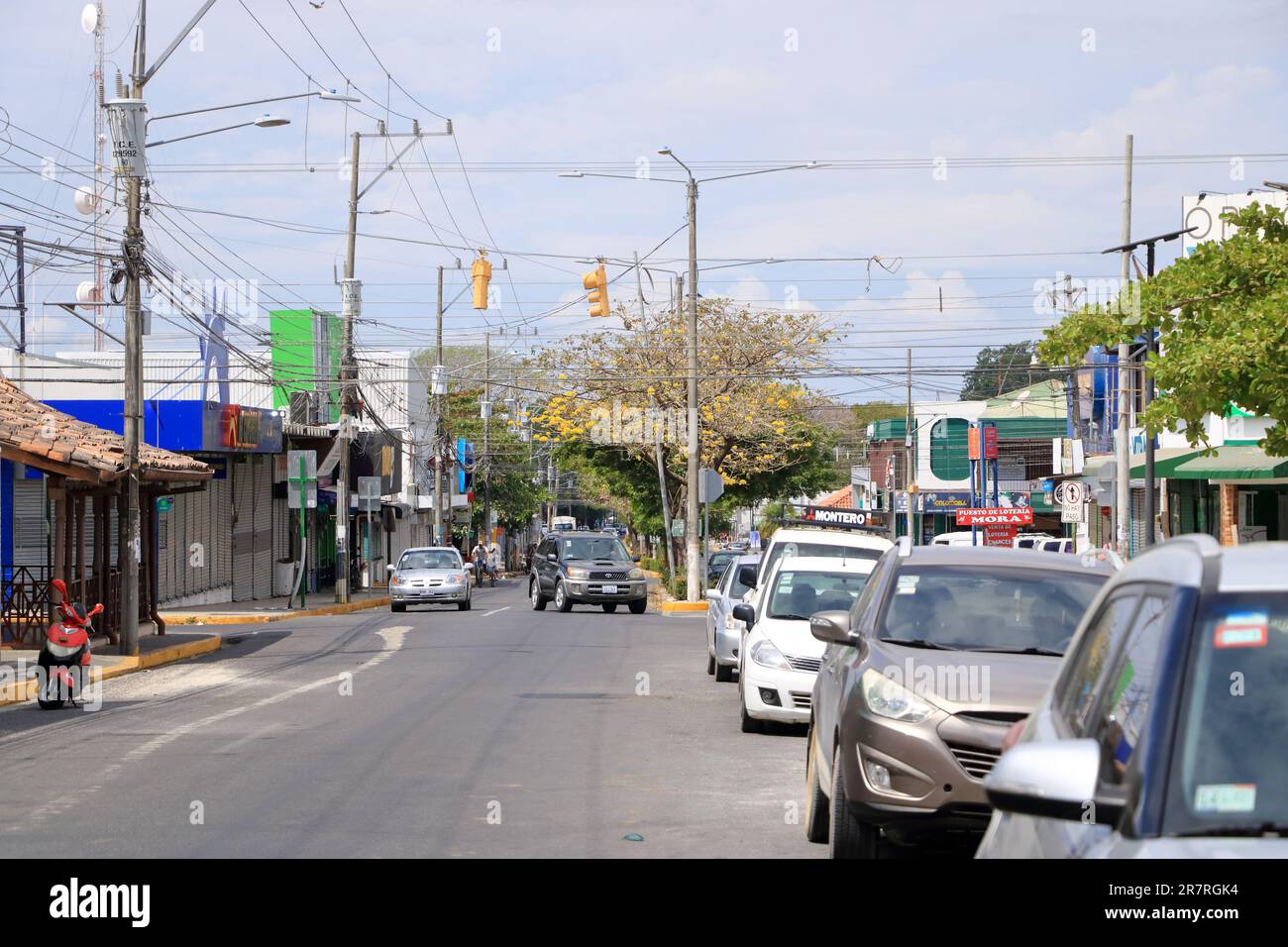March 12 2023 - Liberia, Guanacaste in Costa Rica: typical streetlife ...