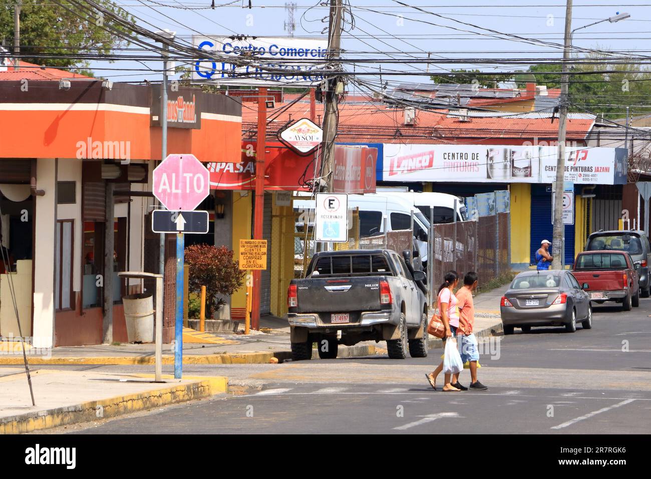 March 12 2023 - Liberia, Guanacaste in Costa Rica: typical streetlife ...