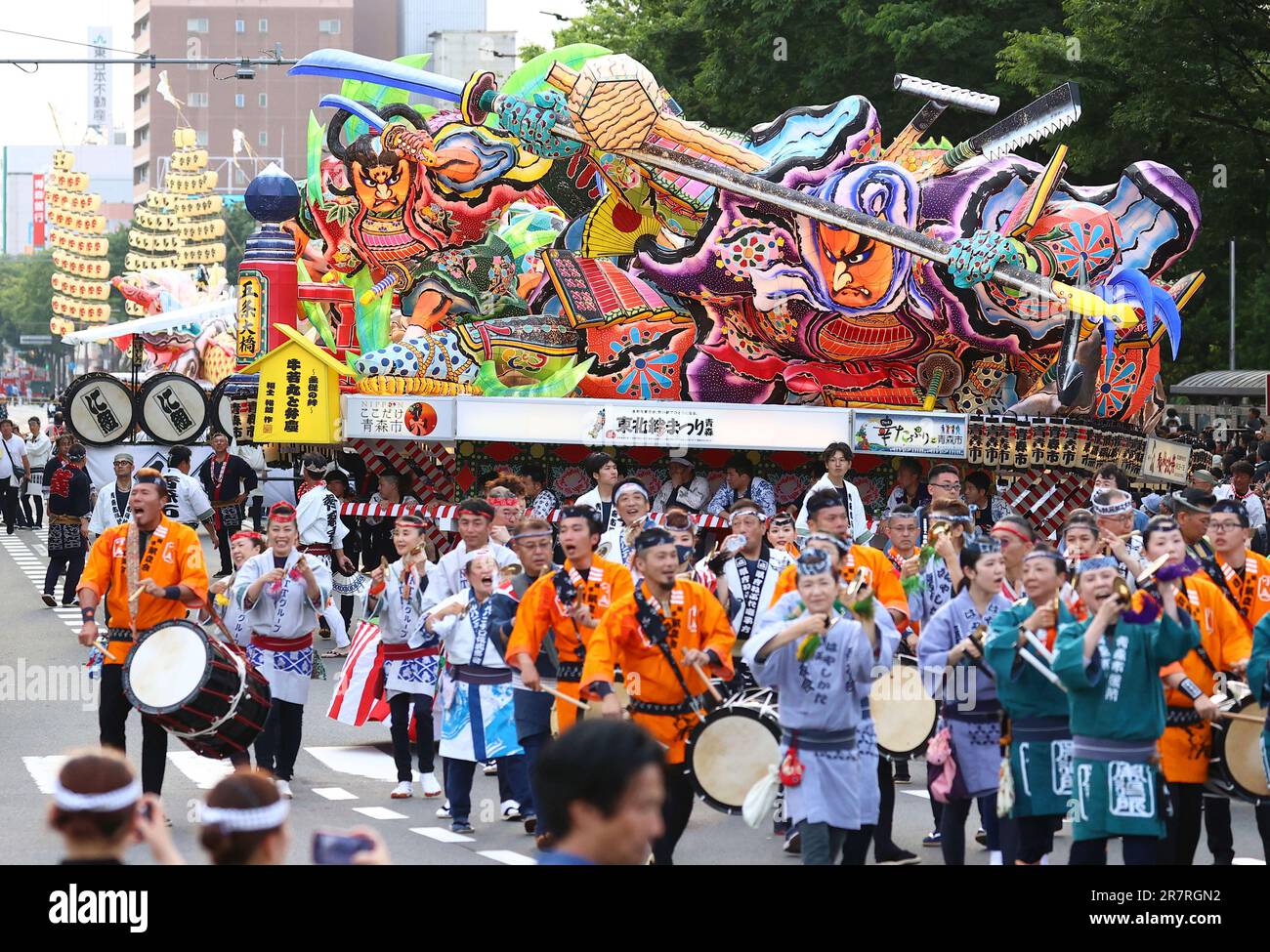 Aomori Nebuta, followed by Akita's Kanto parades during the Tohoku ...