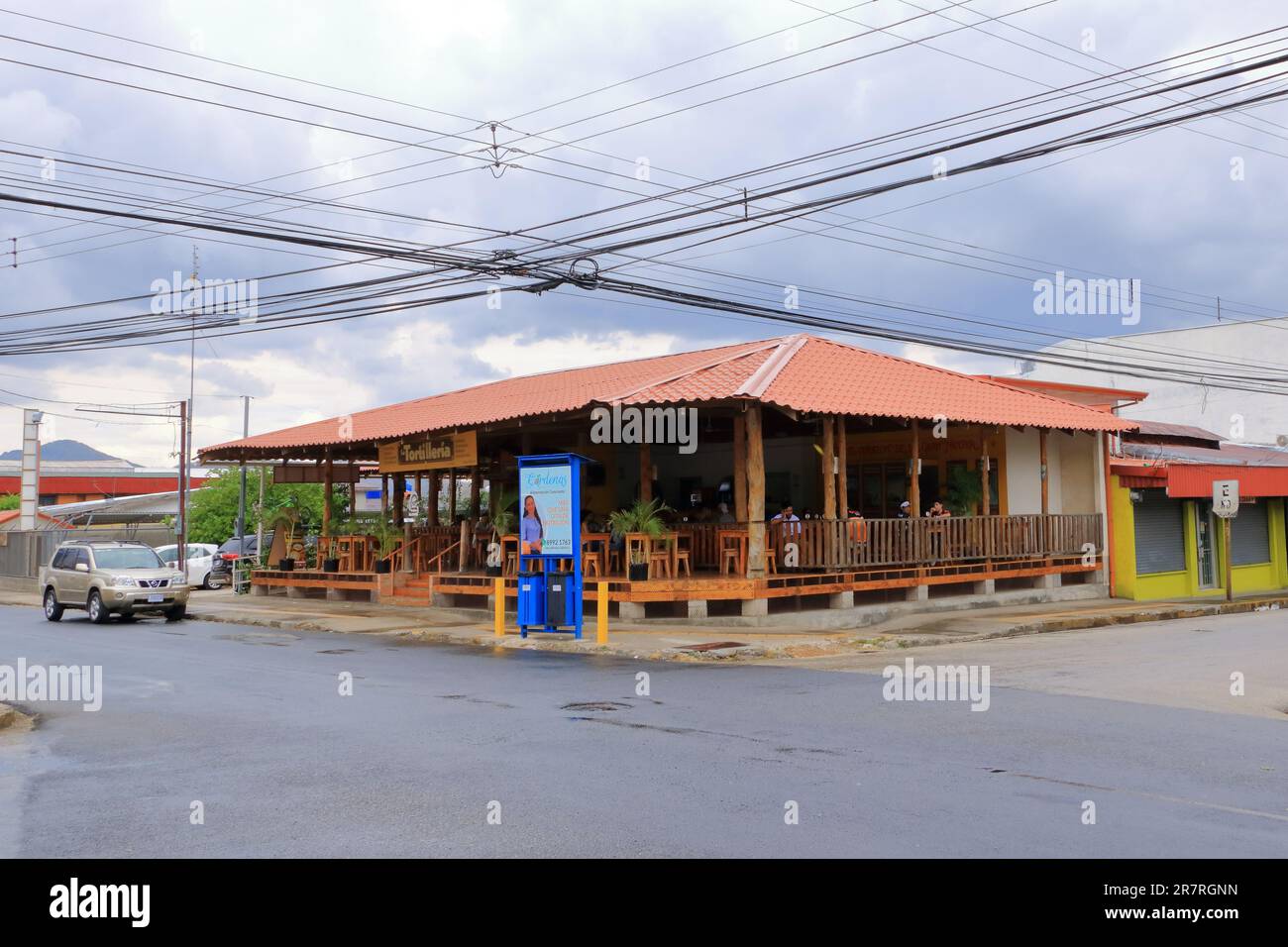 March 12 2023 - Nicoya, Guanacaste in Costa Rica: typical streetlife in ...