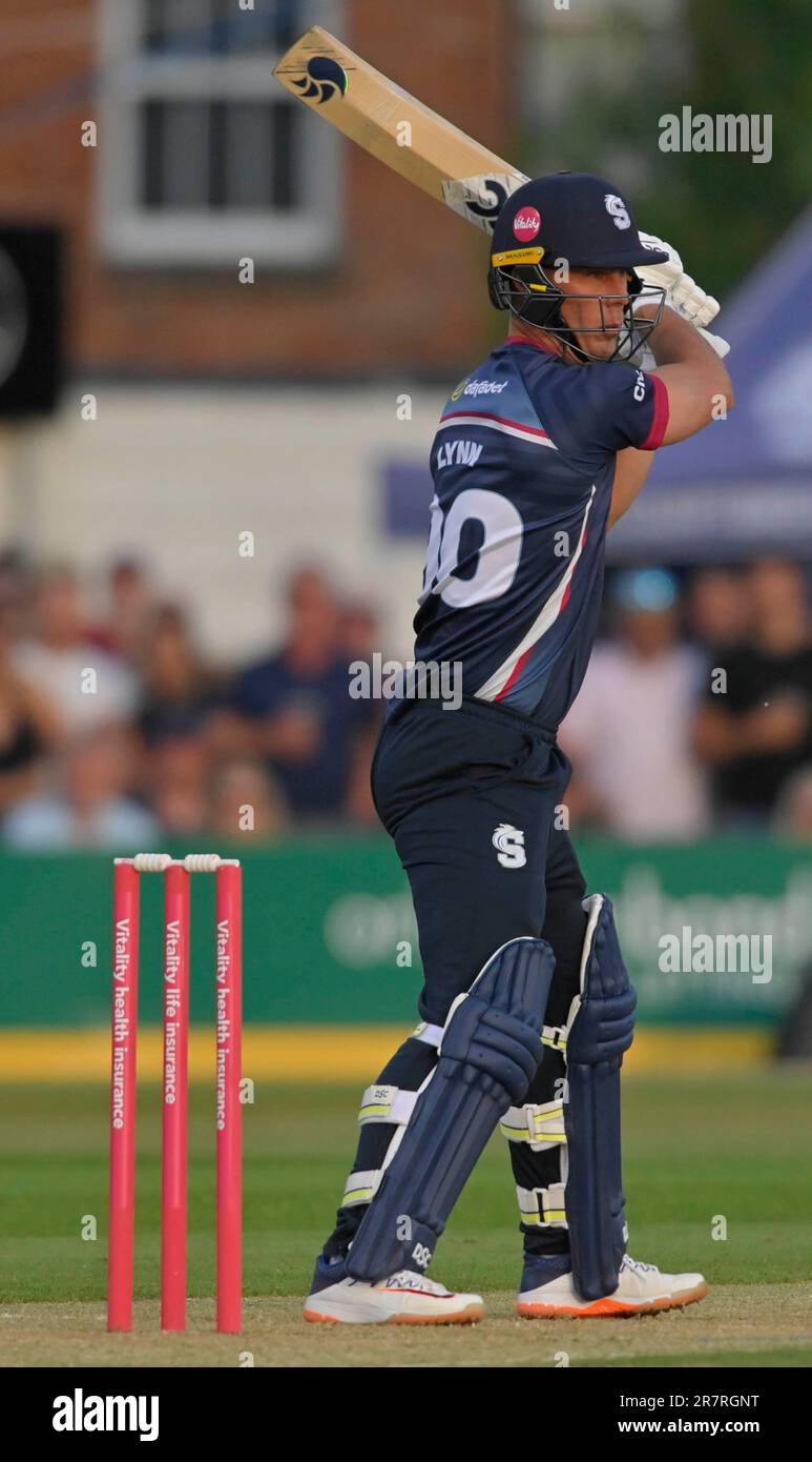 Northampton 16-June 2023 : Chris Lynn of Northamptonshire during the ...