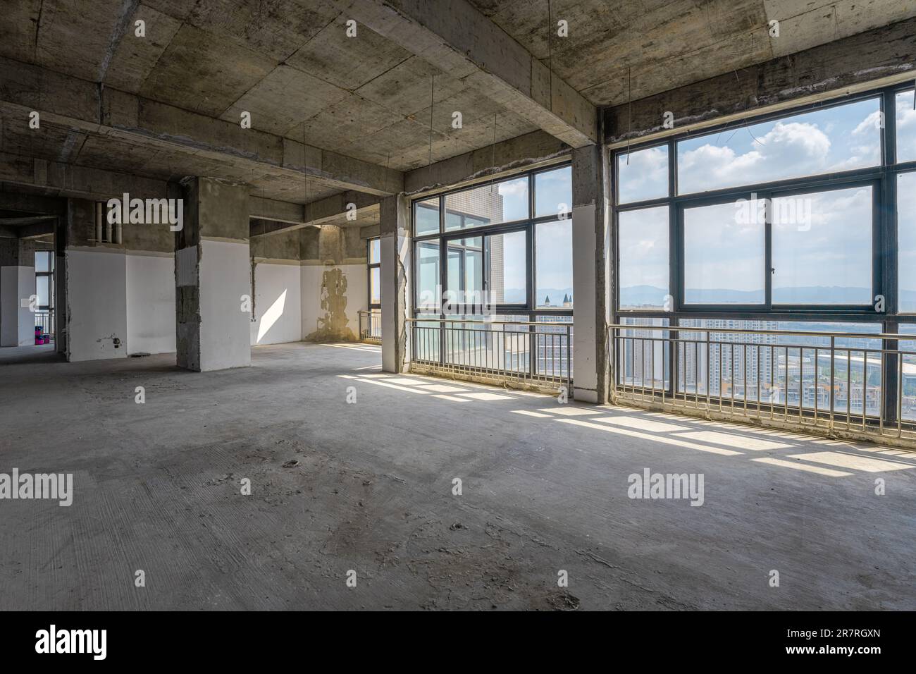 The interior of a newly constructed building Stock Photo - Alamy