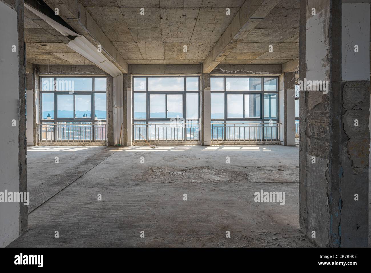 The interior of a newly constructed building Stock Photo - Alamy