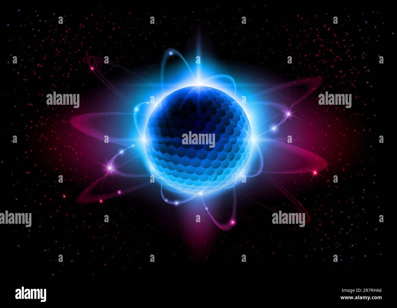 The central nucleus are surrounded by a cloud of negatively charged ...