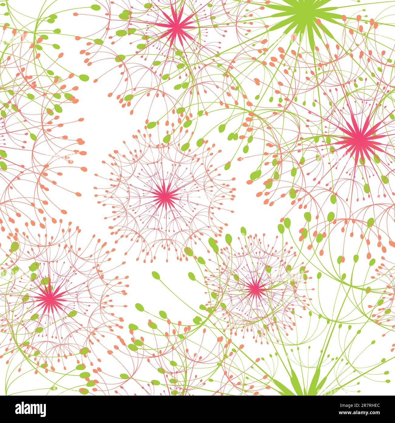 Seamless dandelion Stock Vector Images - Alamy