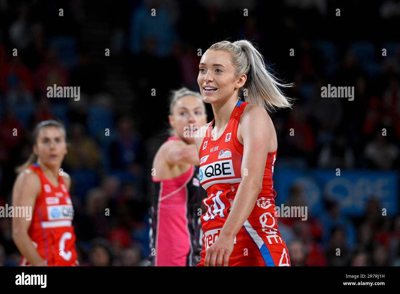 Super netball rondoni thunderbirds immagini e fotografie stock ad alta ...