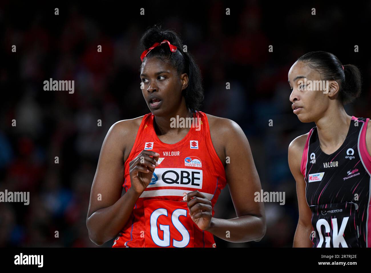 Super netball rondoni thunderbirds immagini e fotografie stock ad alta ...