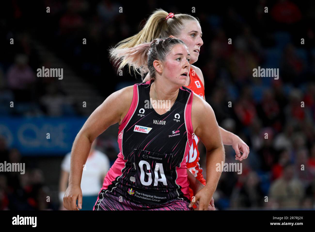 Super netball rondoni thunderbirds immagini e fotografie stock ad alta ...