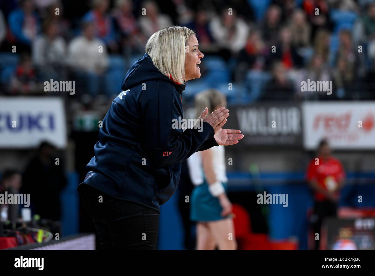 Super netball rondoni thunderbirds immagini e fotografie stock ad alta ...