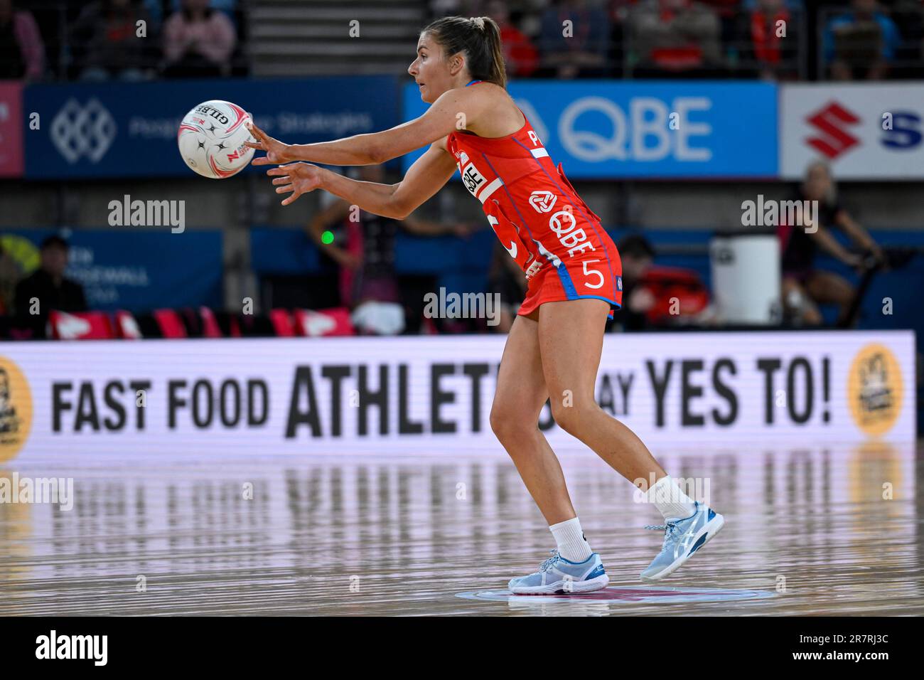 Super netball rondoni thunderbirds immagini e fotografie stock ad alta ...