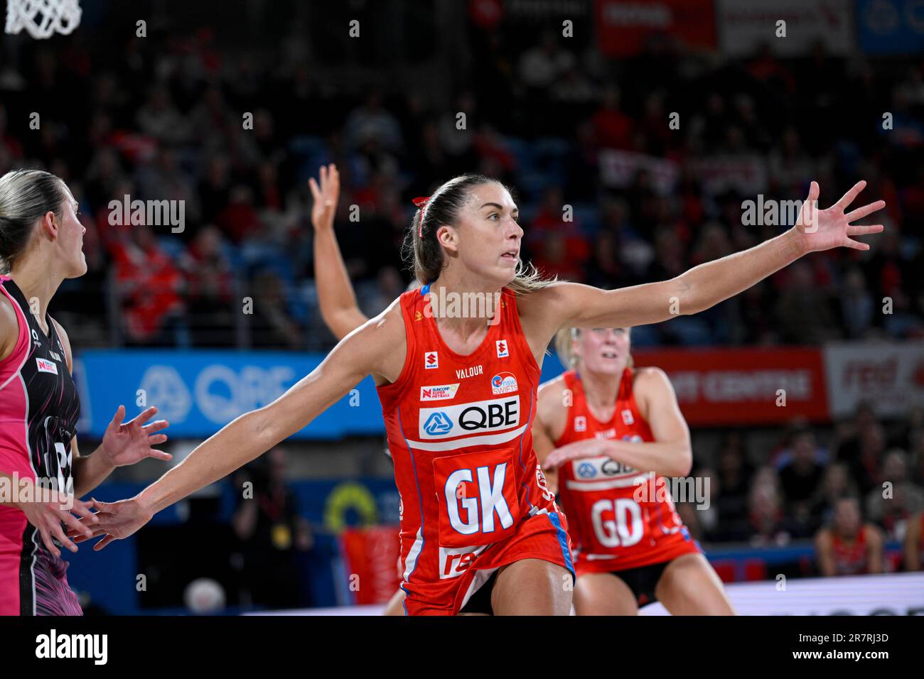 Super netball rondoni thunderbirds immagini e fotografie stock ad alta ...